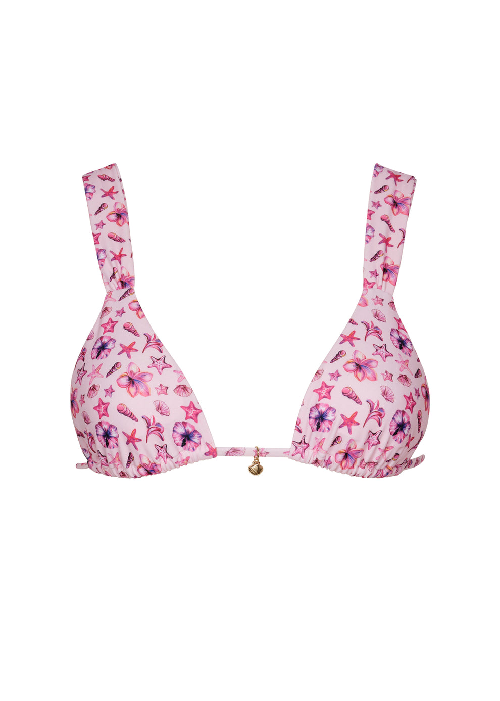 Sunny Dé | Goldi Triangle Top - Shelly Pink – Sunny De